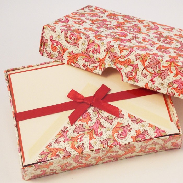 Florentine Notecards With Matching Envelopes - 10 pack