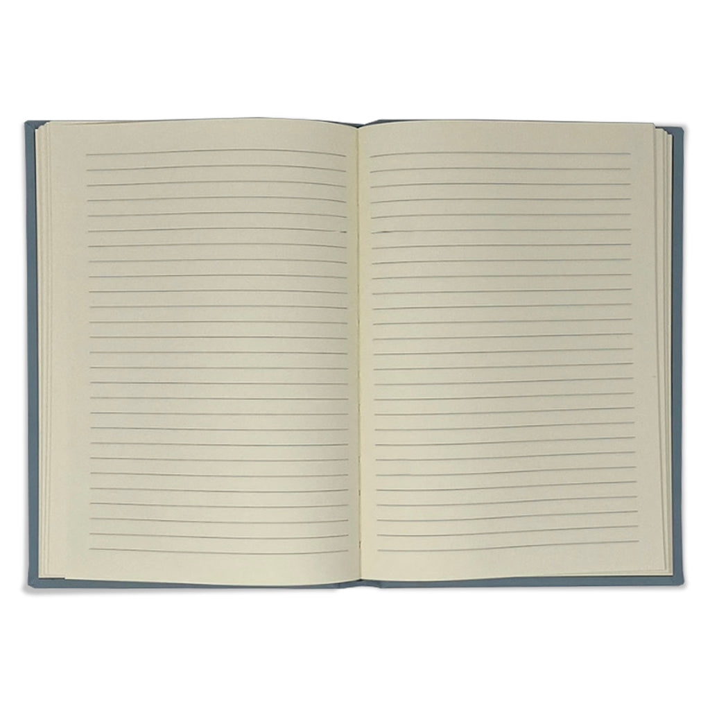 Handmade Leather Journal / Notebook - Light Blue